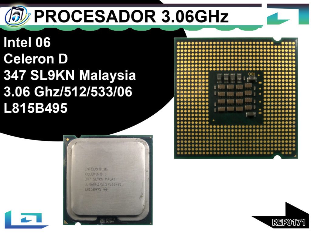 Procesador Intel Celeron D - 3.06 Ghz - Multiservicios ARETEC